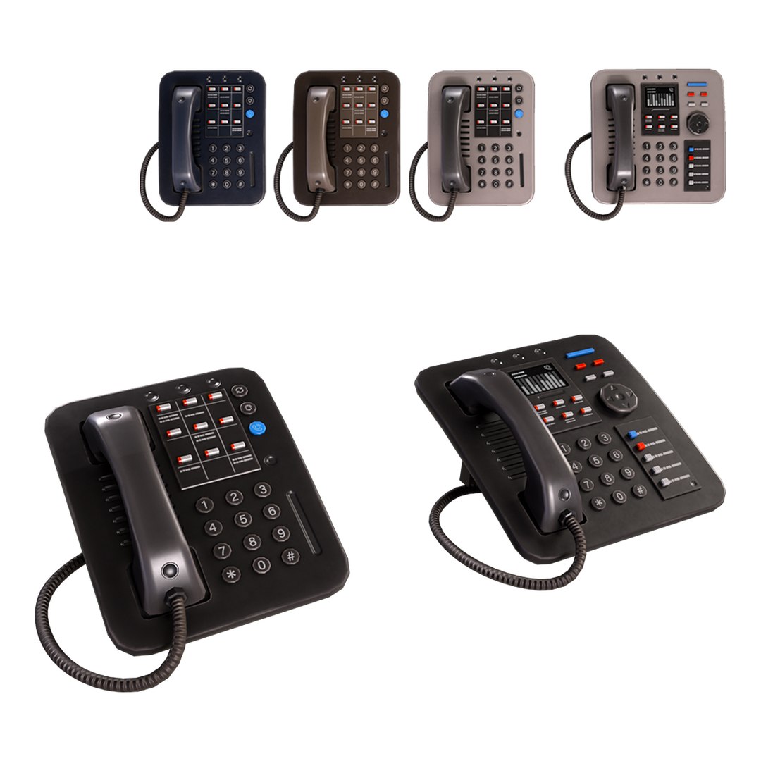 3D Phone Desk Model - TurboSquid 2167534