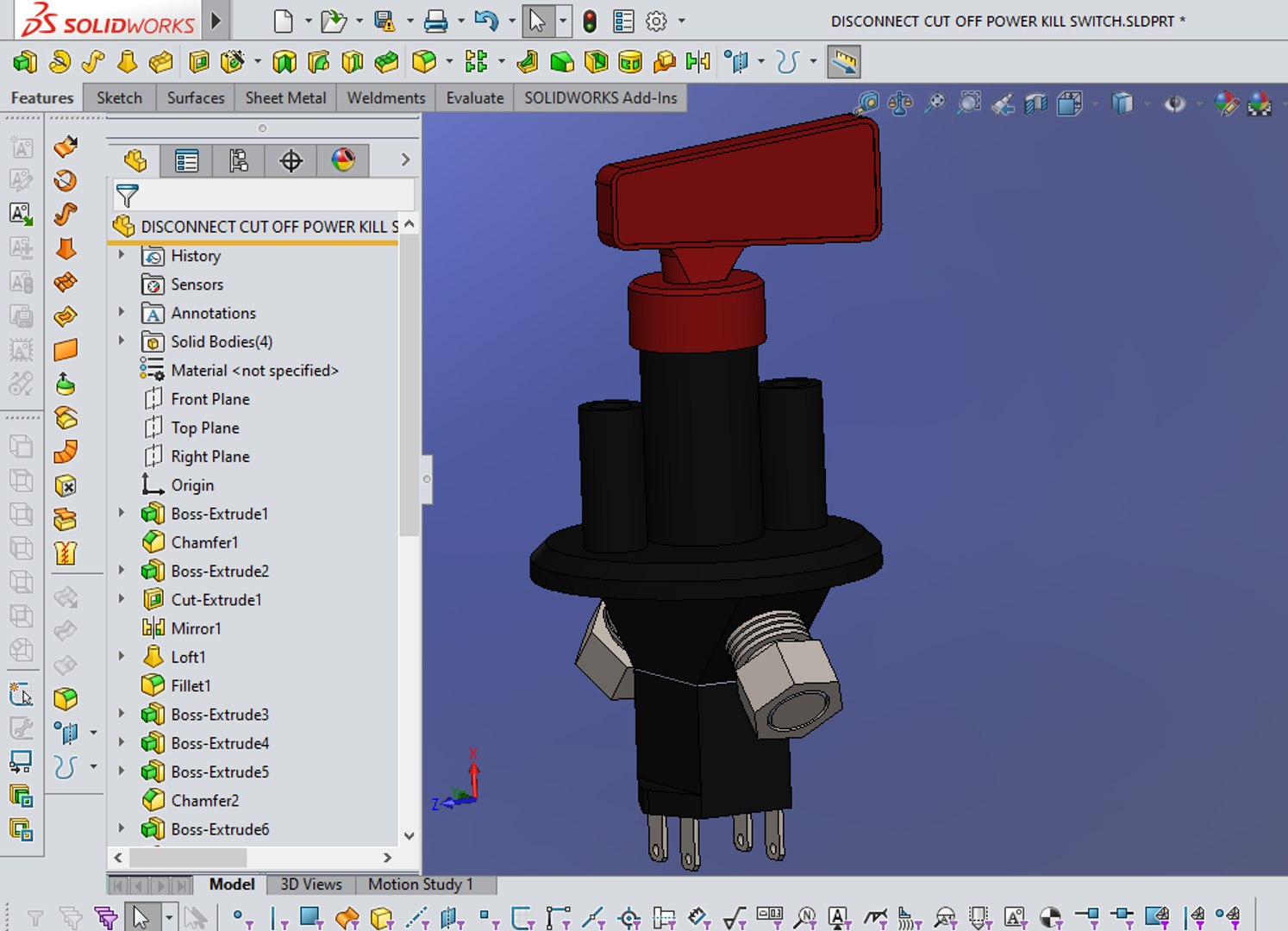 Kill Switch Power 3D Model - TurboSquid 1487509