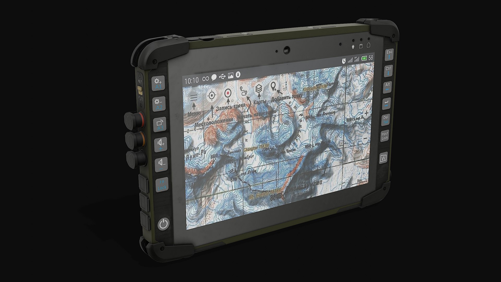 Military Rugged Tablet MilDef DS13 3D Model - TurboSquid 2279604