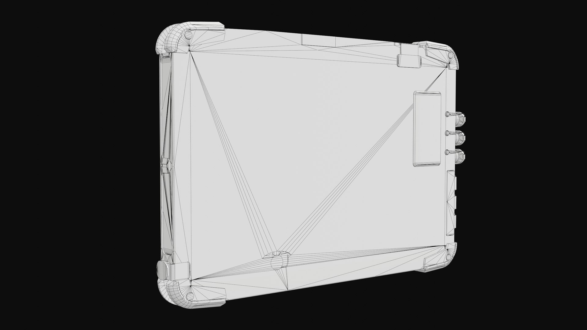 Military Rugged Tablet MilDef DS13 3D Model - TurboSquid 2279604