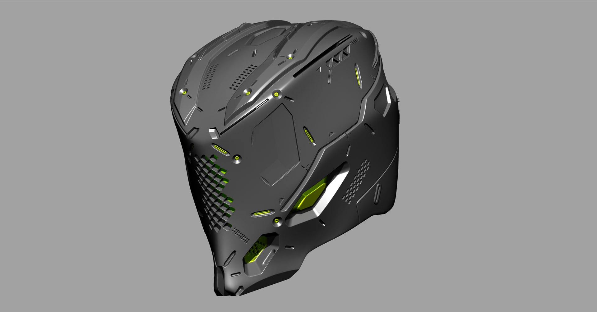 Mecha Head Sculpt - High Poly 3D Model - TurboSquid 2197669