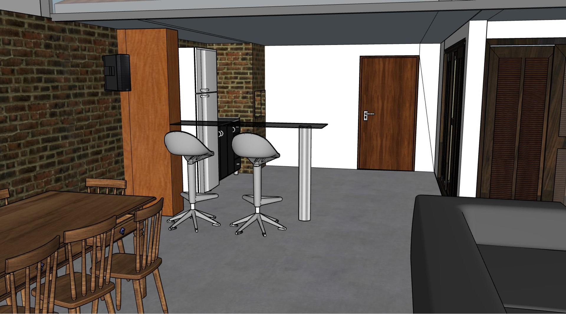 Party Room 3D Model - TurboSquid 1284237