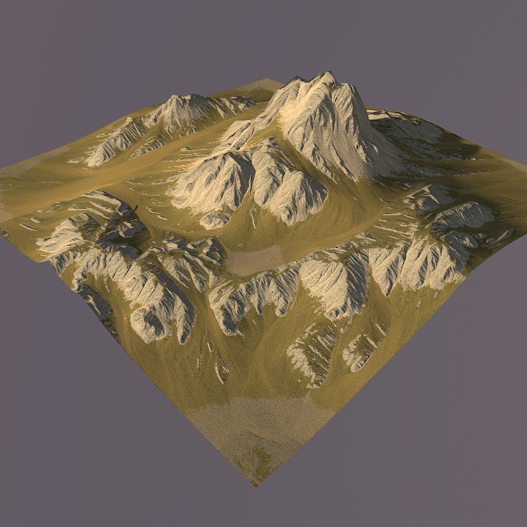 Mountains Pack 3ds