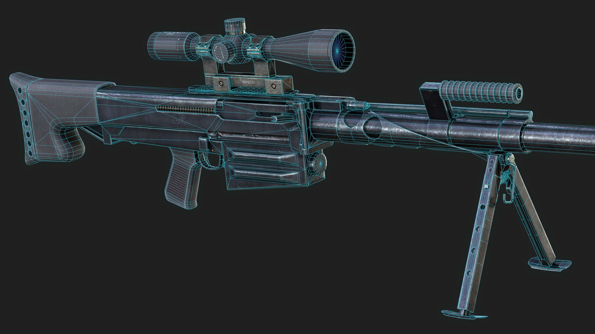 3D Model Sniper Rifle - TurboSquid 1552890