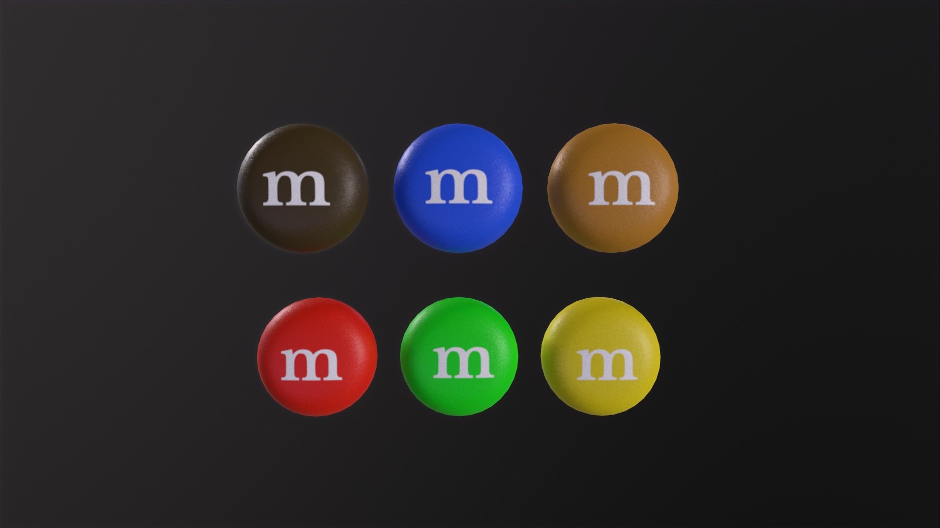3D Chocolate Candy Model - TurboSquid 2104072