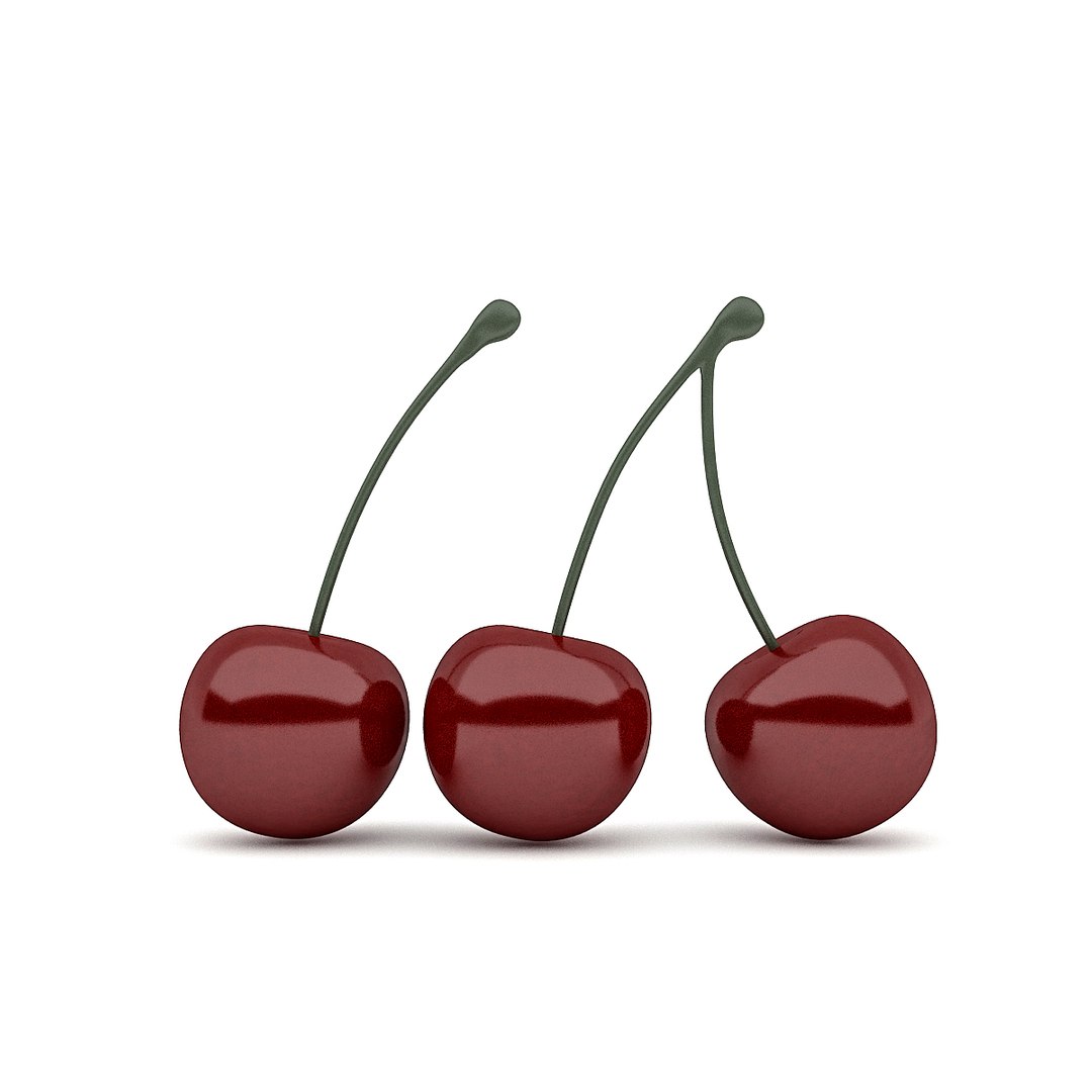 3D Cherry Realistic Model - TurboSquid 1421264