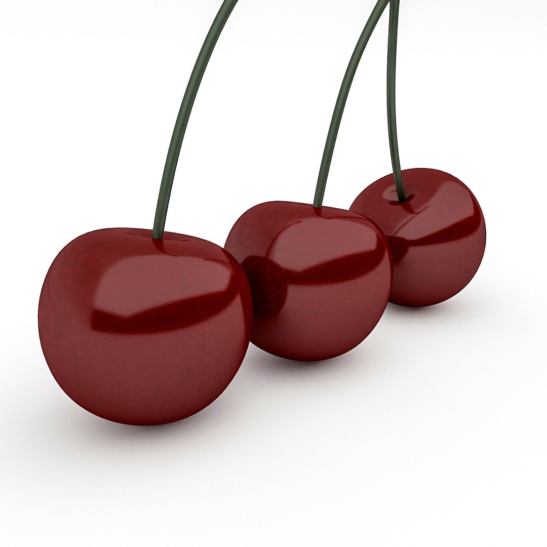 3D Cherry Realistic Model - TurboSquid 1421264