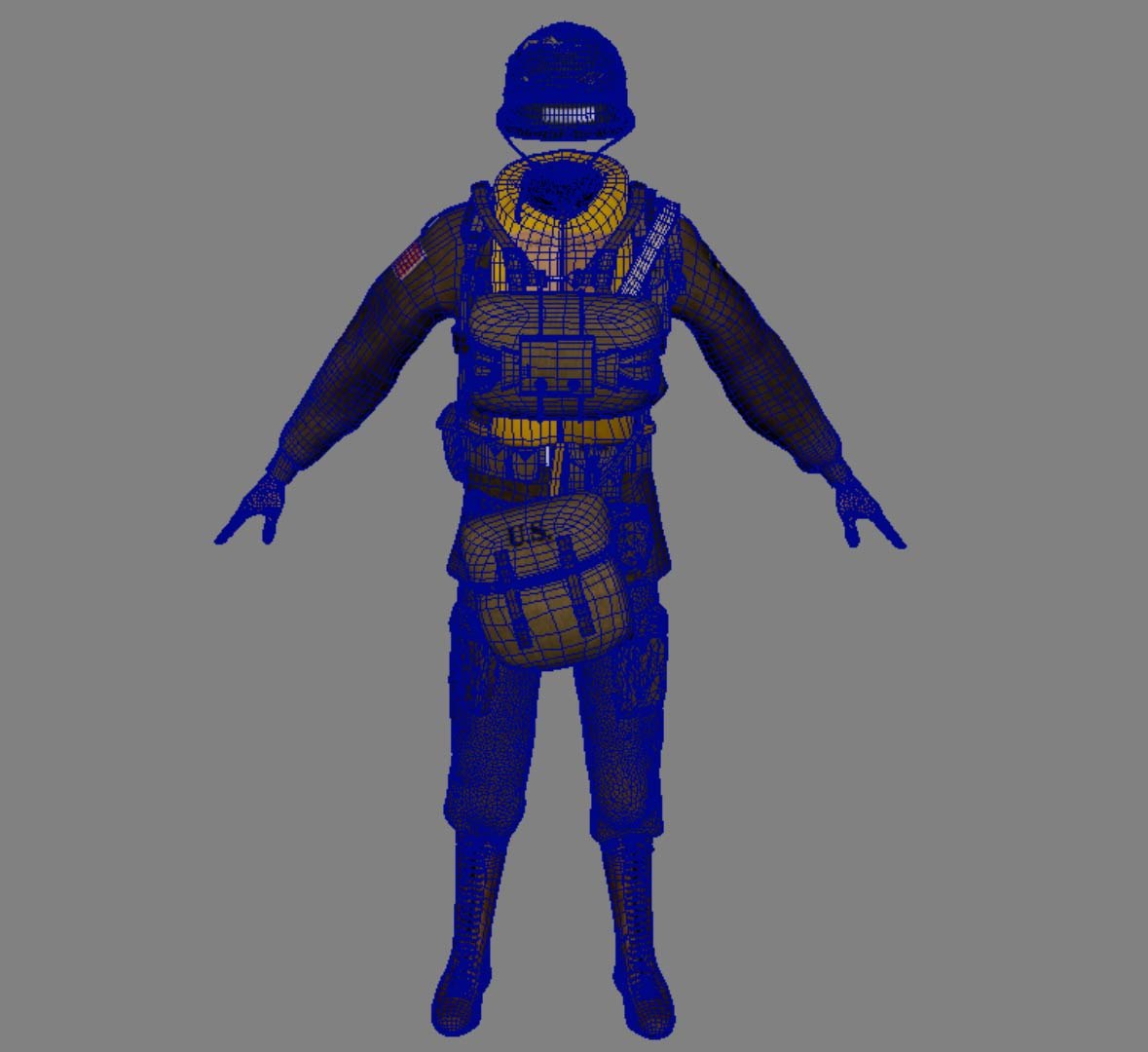 World War 2 Paratrooper 3D Model - TurboSquid 1476376