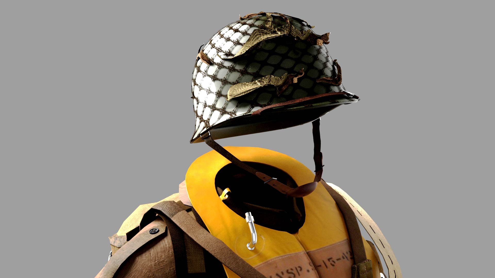 World War 2 Paratrooper 3D Model - TurboSquid 1476376
