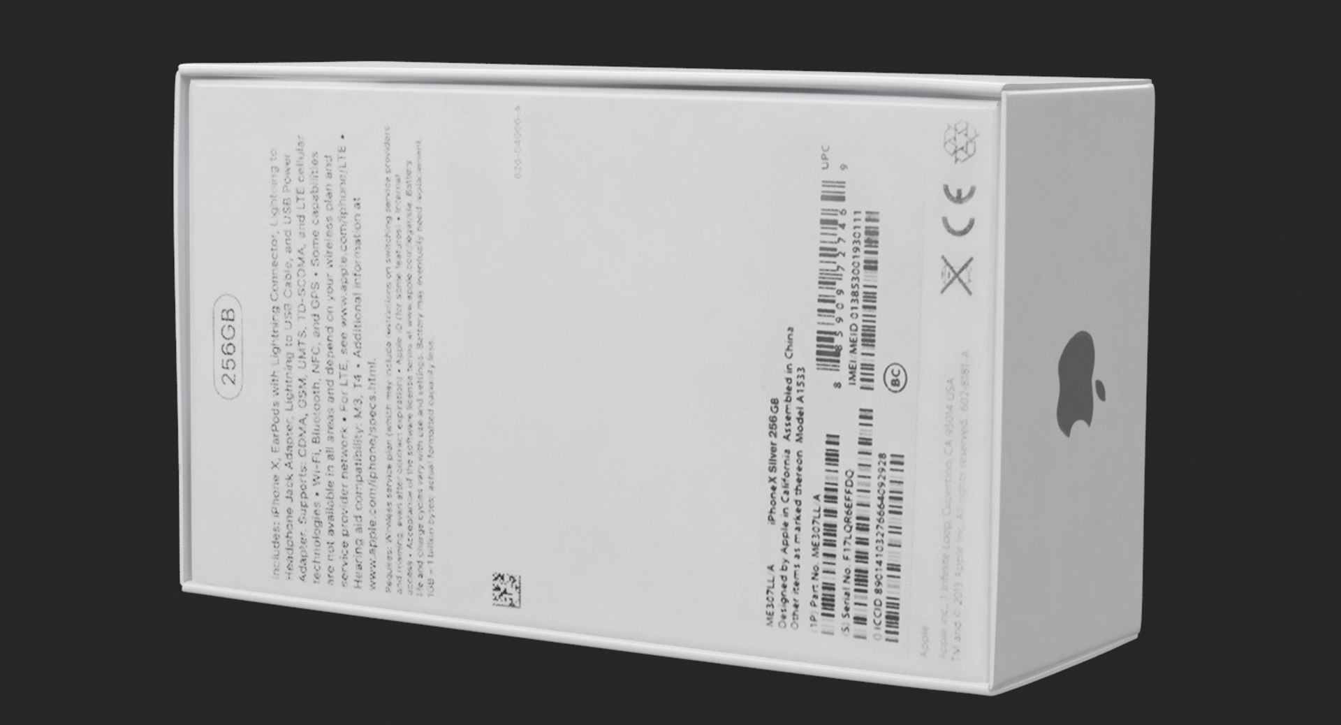 3D Iphone X Box Model - TurboSquid 1301013