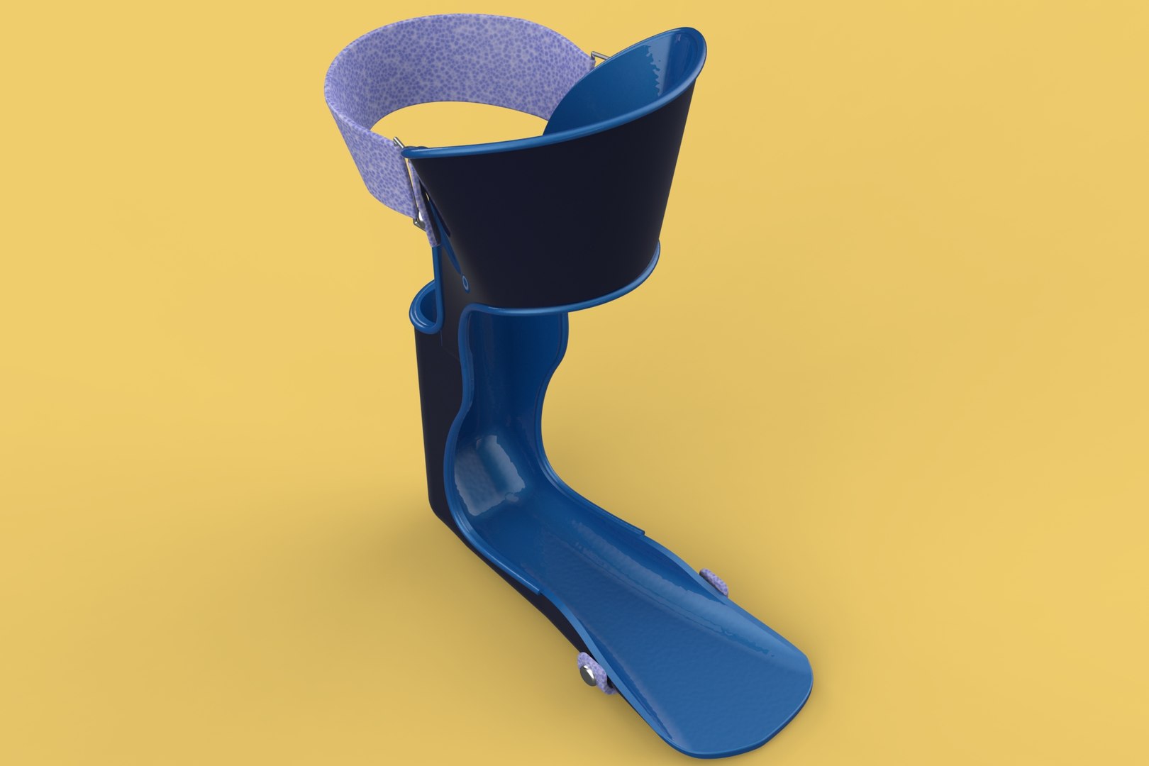 3D Model AFO ANKLE FOOT ORTHOSIS GRAFO GROUND REACTION - TurboSquid 2300818