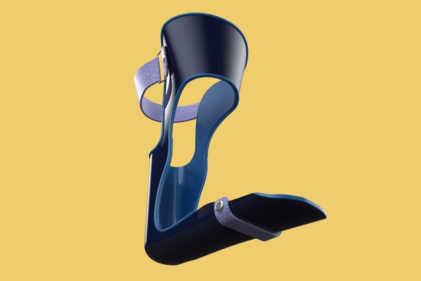 modelo 3d ORTESIS DE TOBILLO Y PIE AFO GRAFO REACCIÓN AL SUELO ...