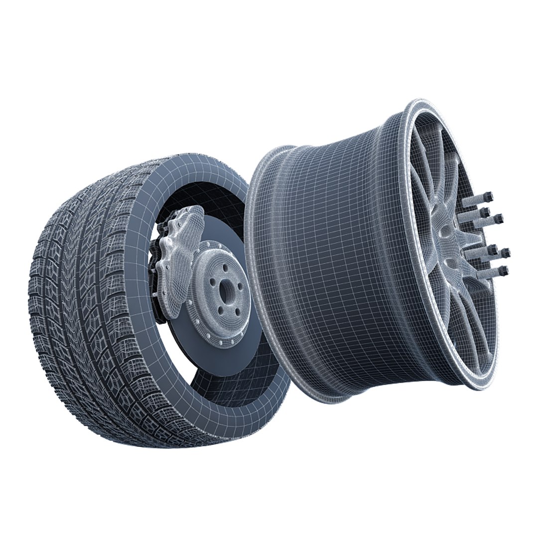 work crag st5 wheel tire 3d 3ds