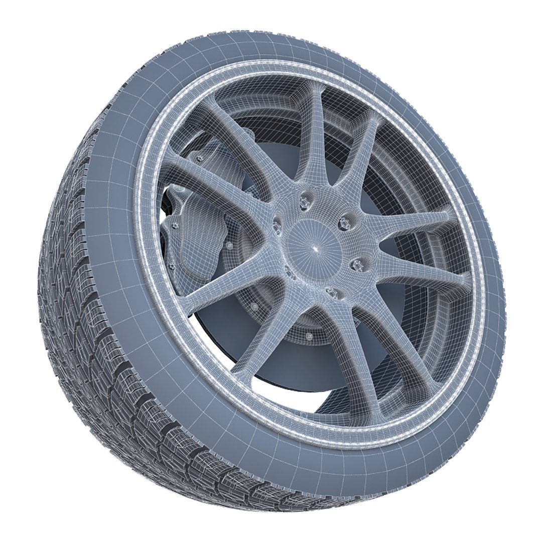 work crag st5 wheel tire 3d 3ds