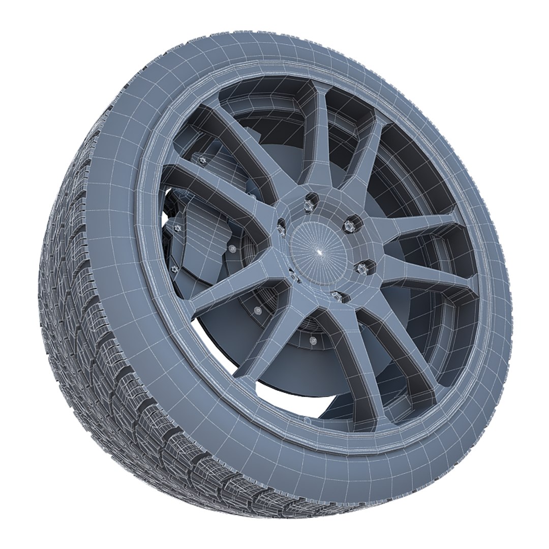 work crag st5 wheel tire 3d 3ds
