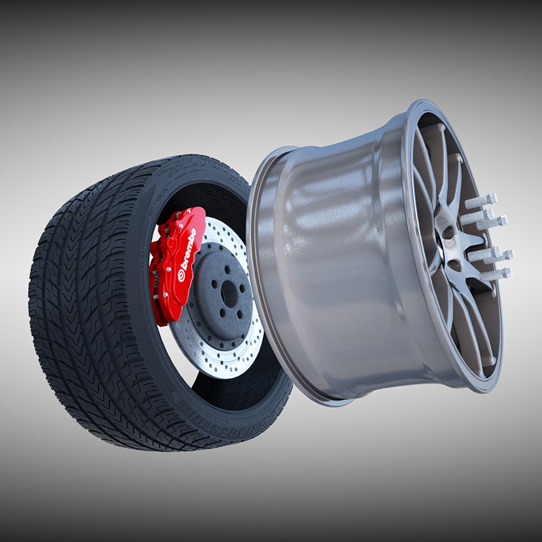 work crag st5 wheel tire 3d 3ds