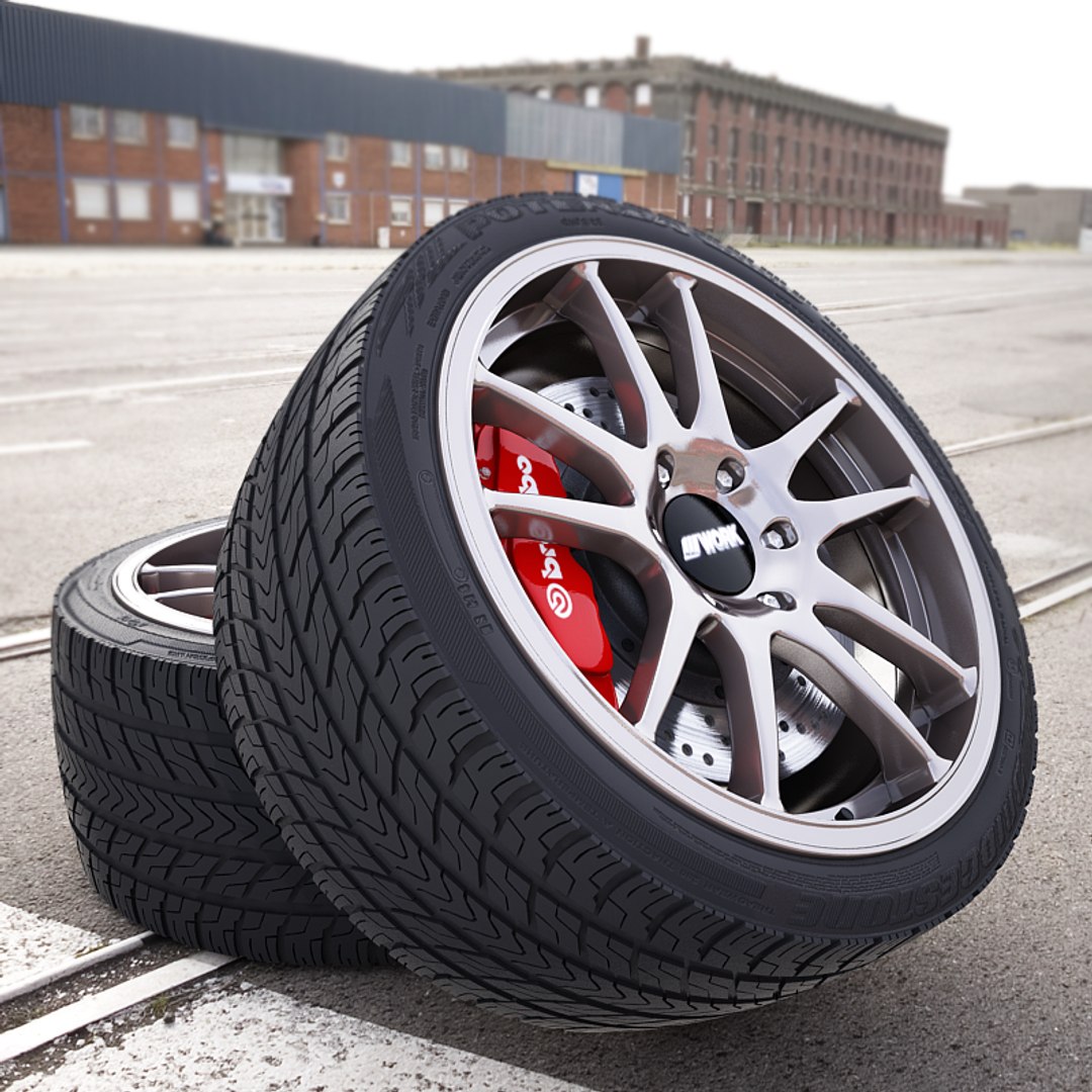 work crag st5 wheel tire 3d 3ds