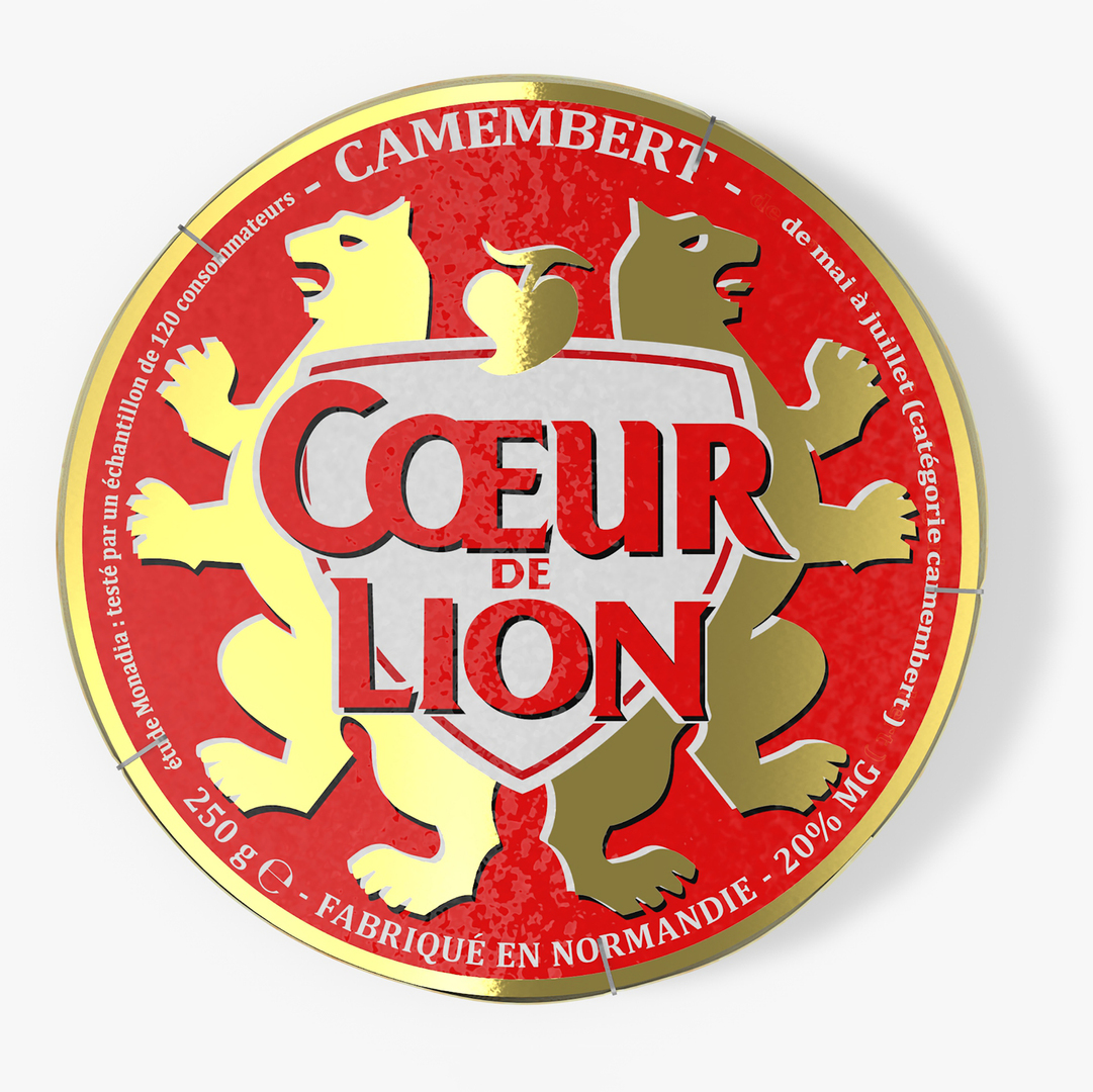 3d camembert box model