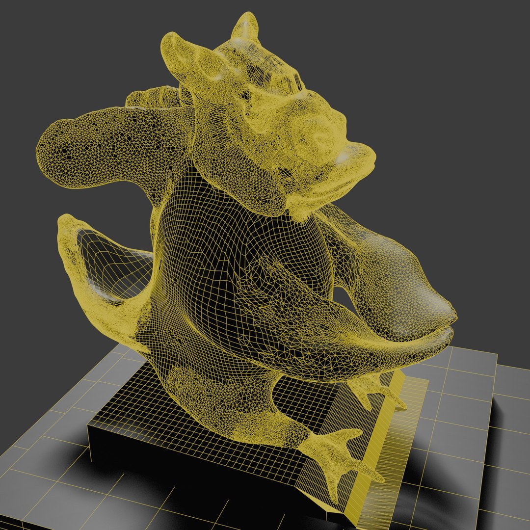 3D Deity On A Step Pyramid Or Pedestal - TurboSquid 2322063