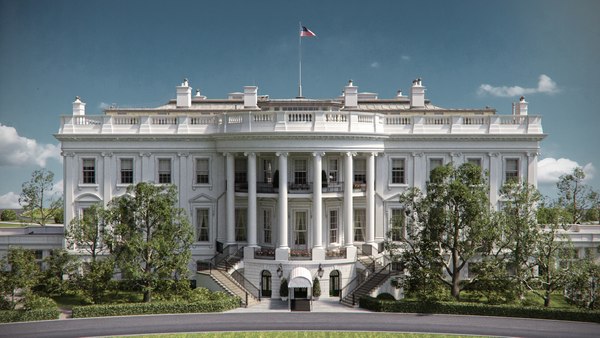 3d model washington white house