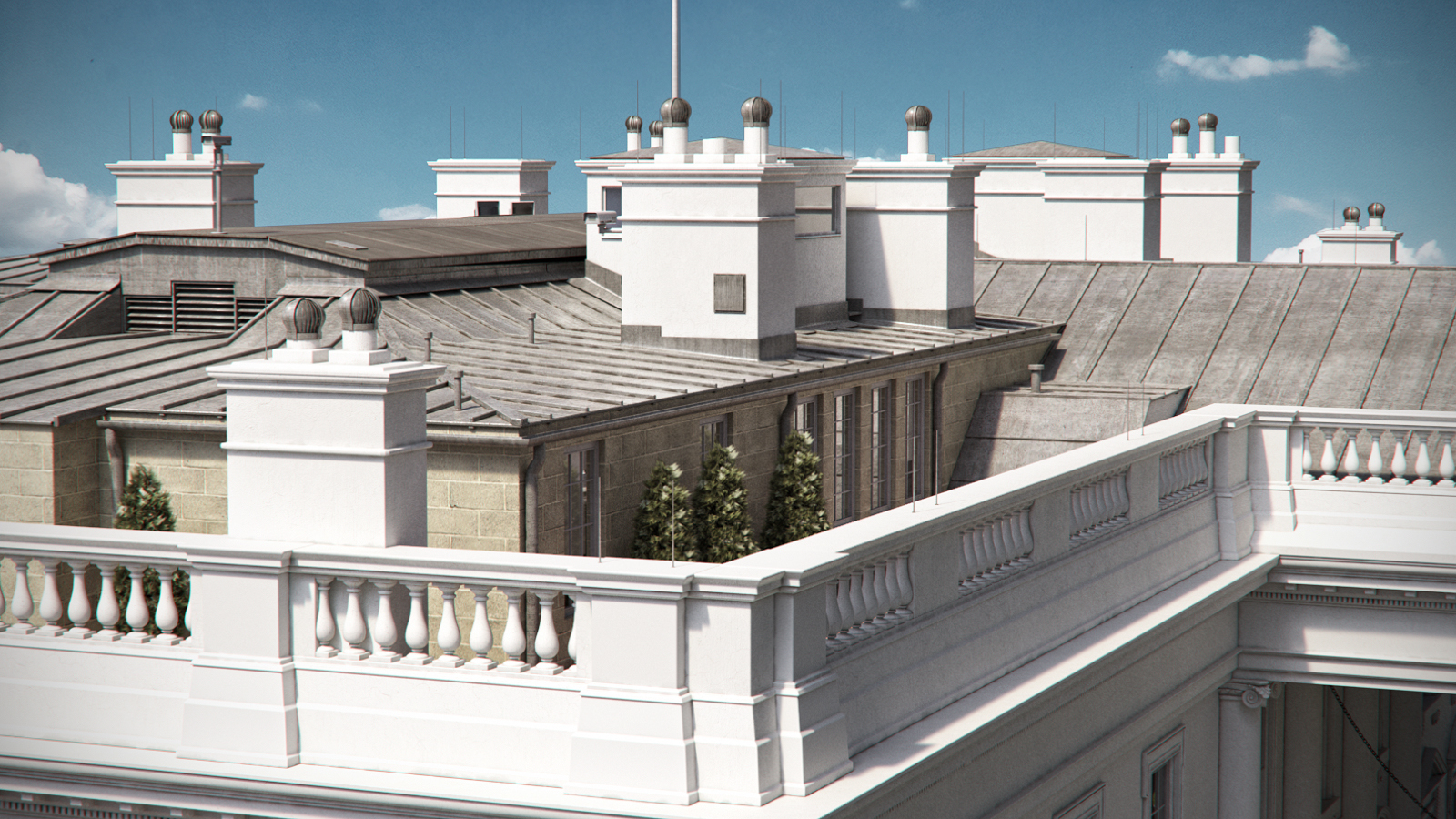 3d model washington white house