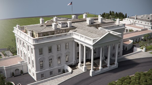 3d model washington white house