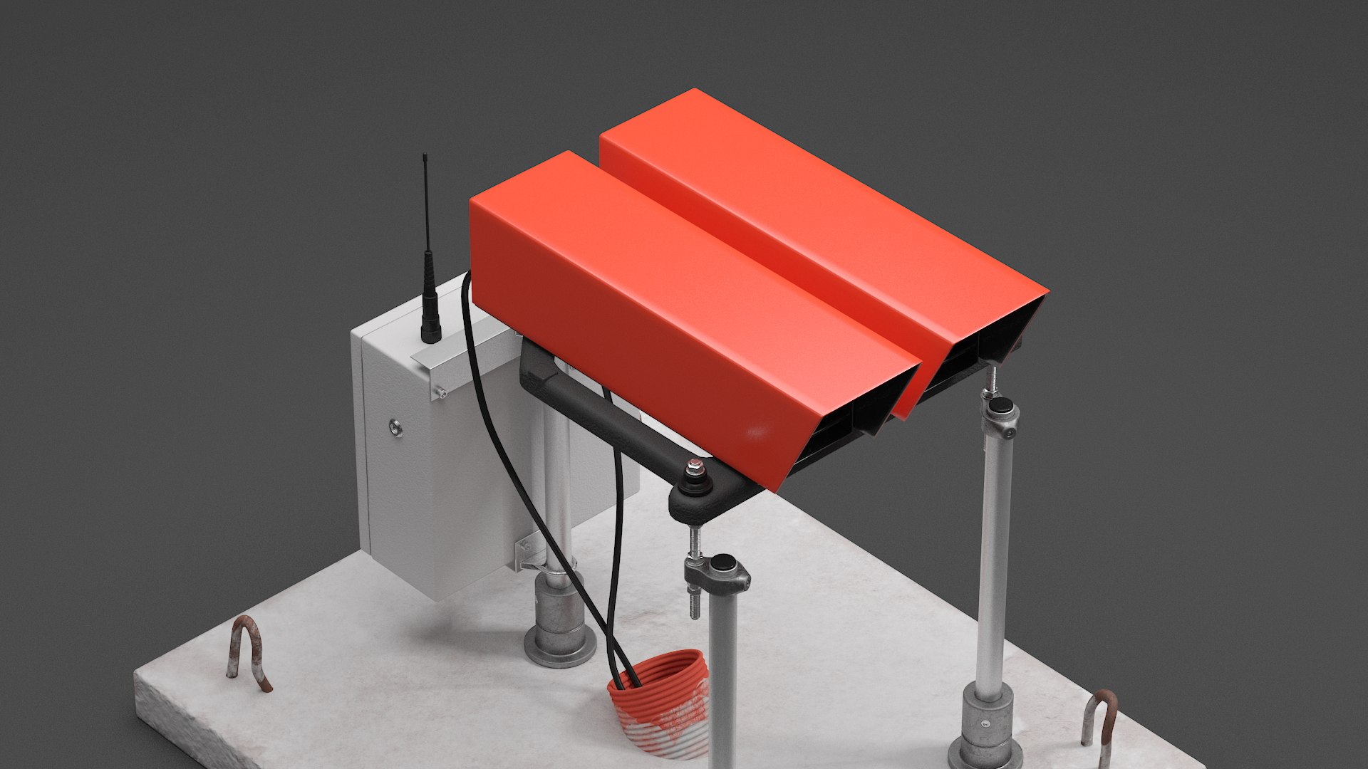 Airfield Runway Lighting 3D - TurboSquid 2060351