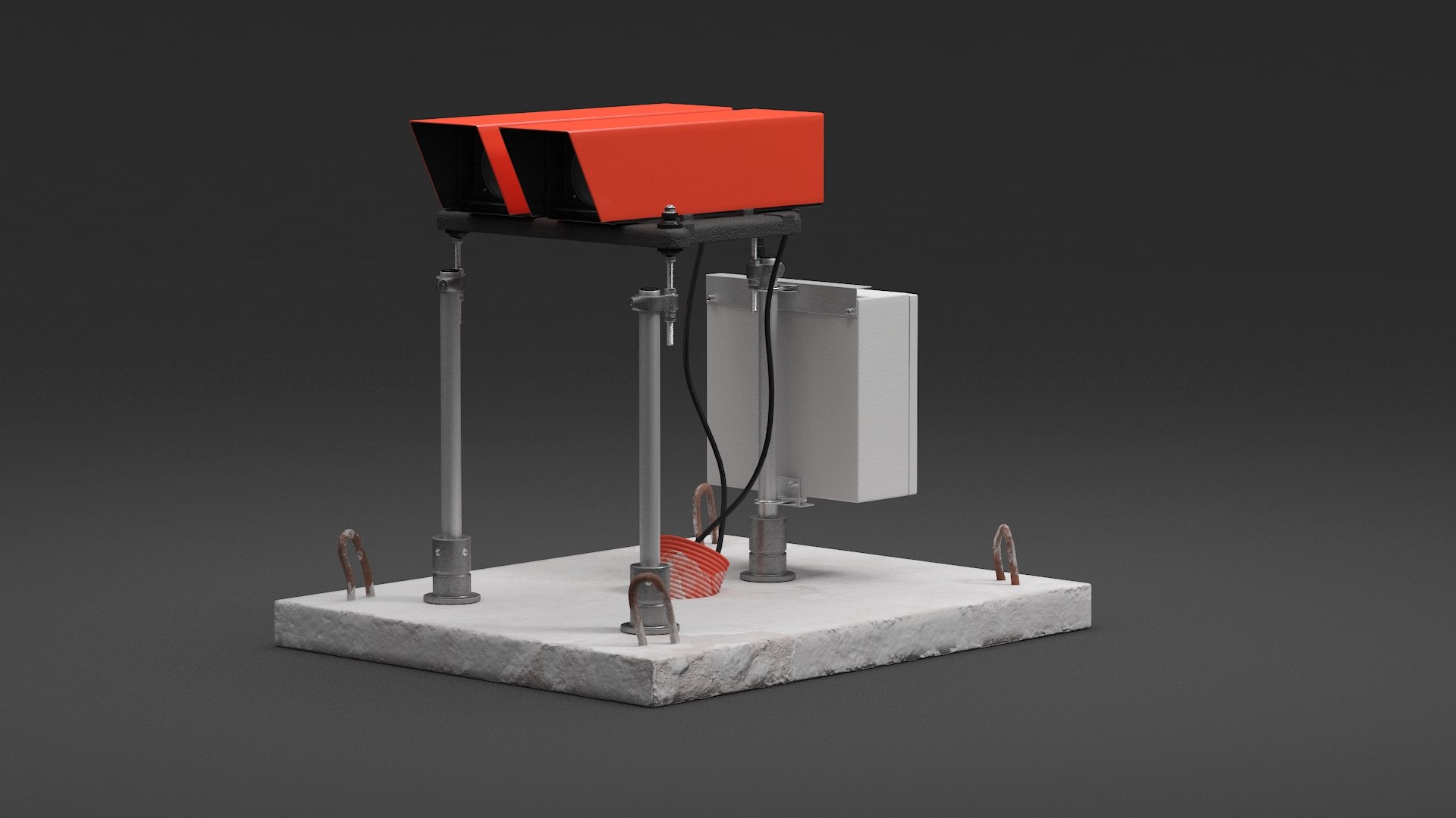 Airfield Runway Lighting 3D - TurboSquid 2060351