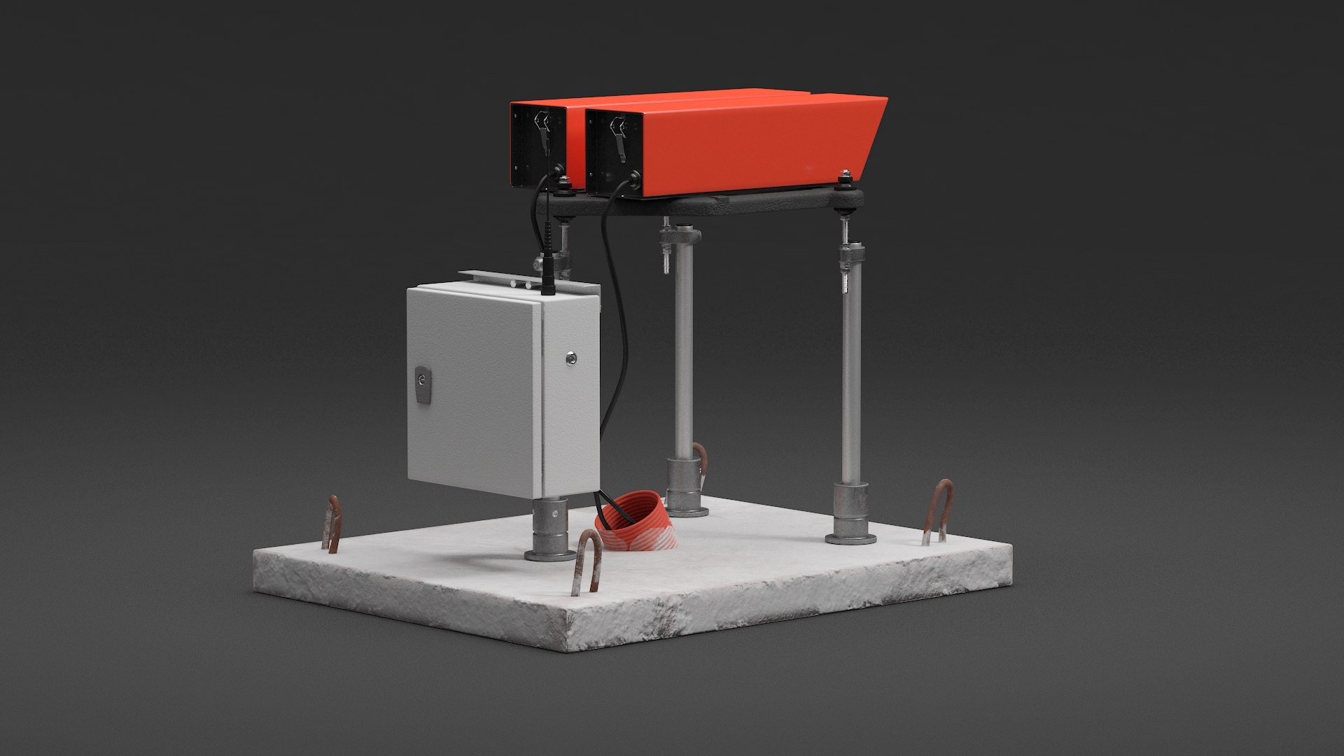 Airfield Runway Lighting 3D - TurboSquid 2060351