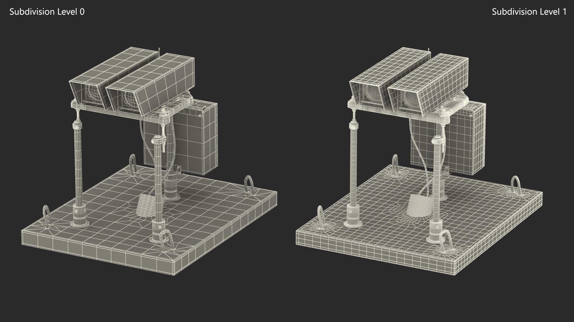 Airfield Runway Lighting 3D - TurboSquid 2060351