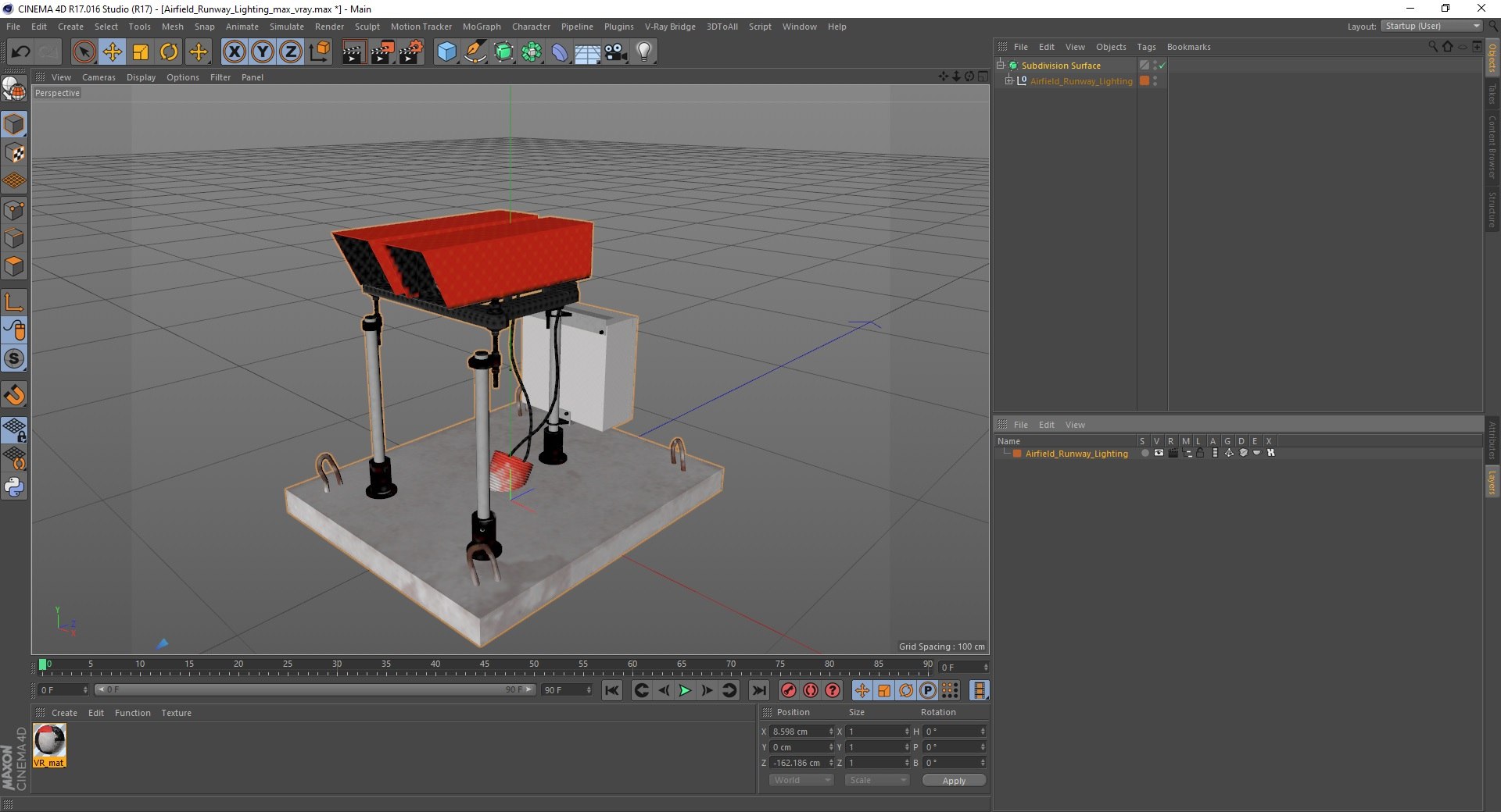 Airfield Runway Lighting 3D - TurboSquid 2060351