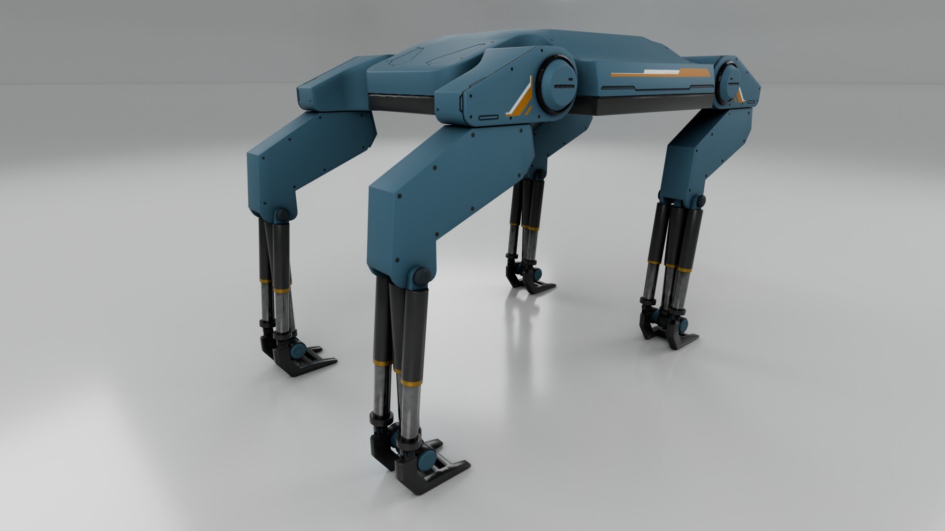 3D Sci-Fi Robotic Beast - Low Poly - Game Ready - PBR - TurboSquid 2340571