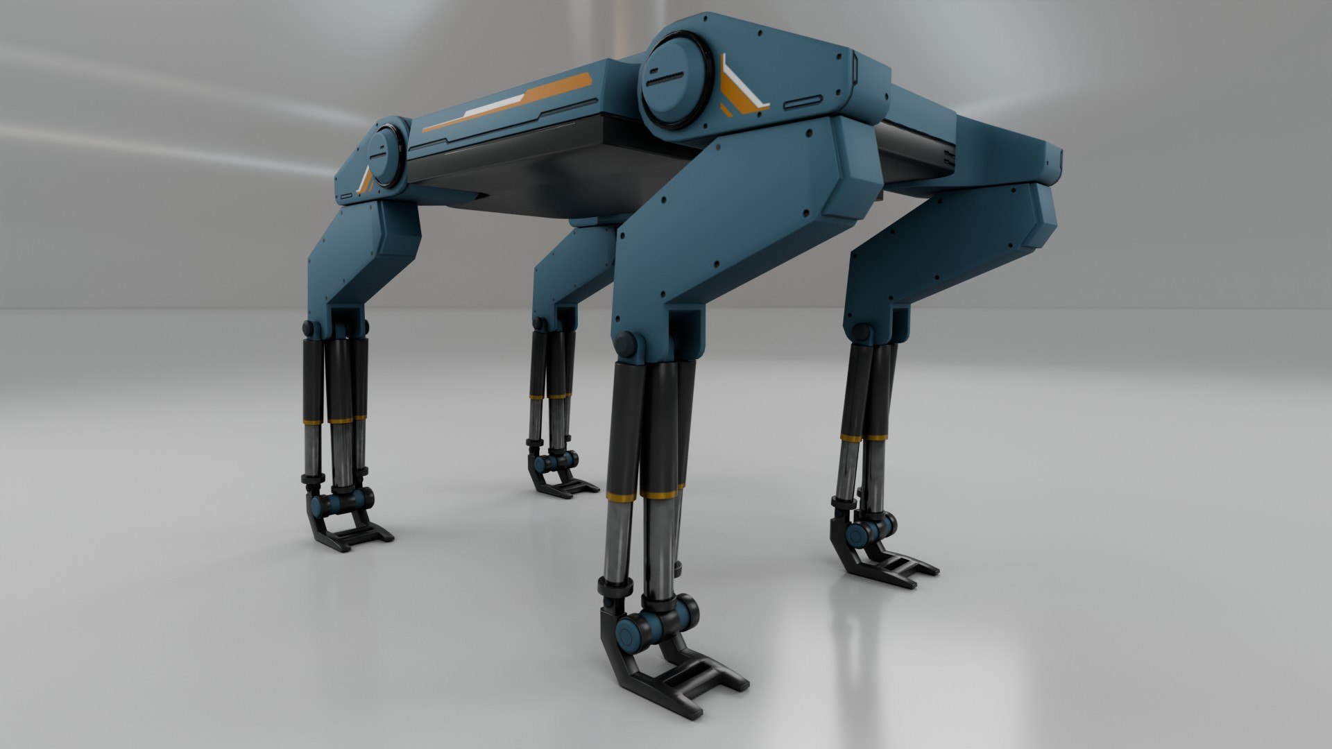 3D Sci-Fi Robotic Beast - Low Poly - Game Ready - PBR - TurboSquid 2340571