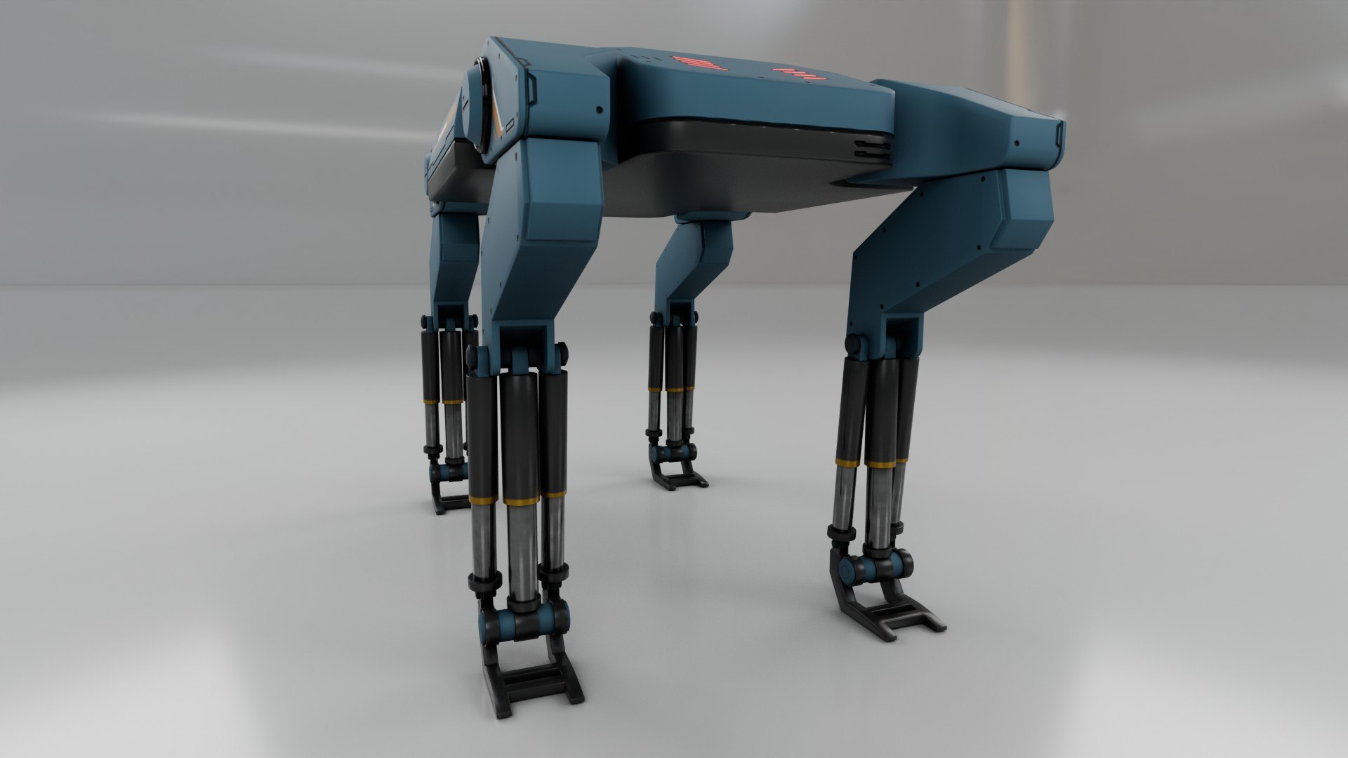 3D Sci-Fi Robotic Beast - Low Poly - Game Ready - PBR - TurboSquid 2340571