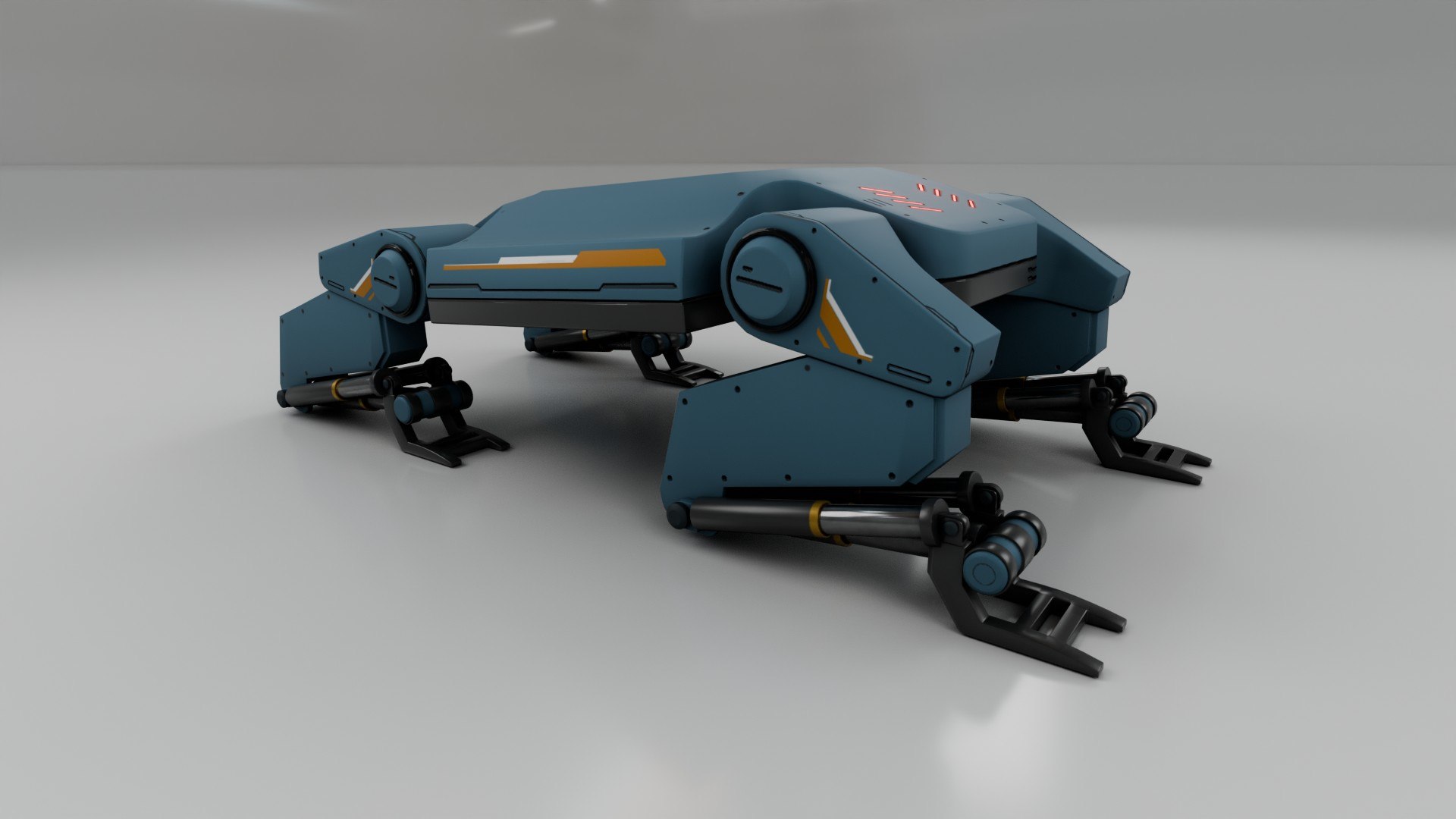 3D Sci-Fi Robotic Beast - Low Poly - Game Ready - PBR - TurboSquid 2340571