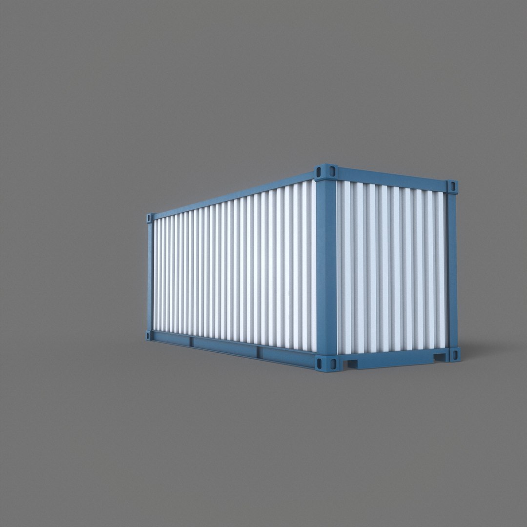 3D Office Container Game Ready Model - TurboSquid 2019776