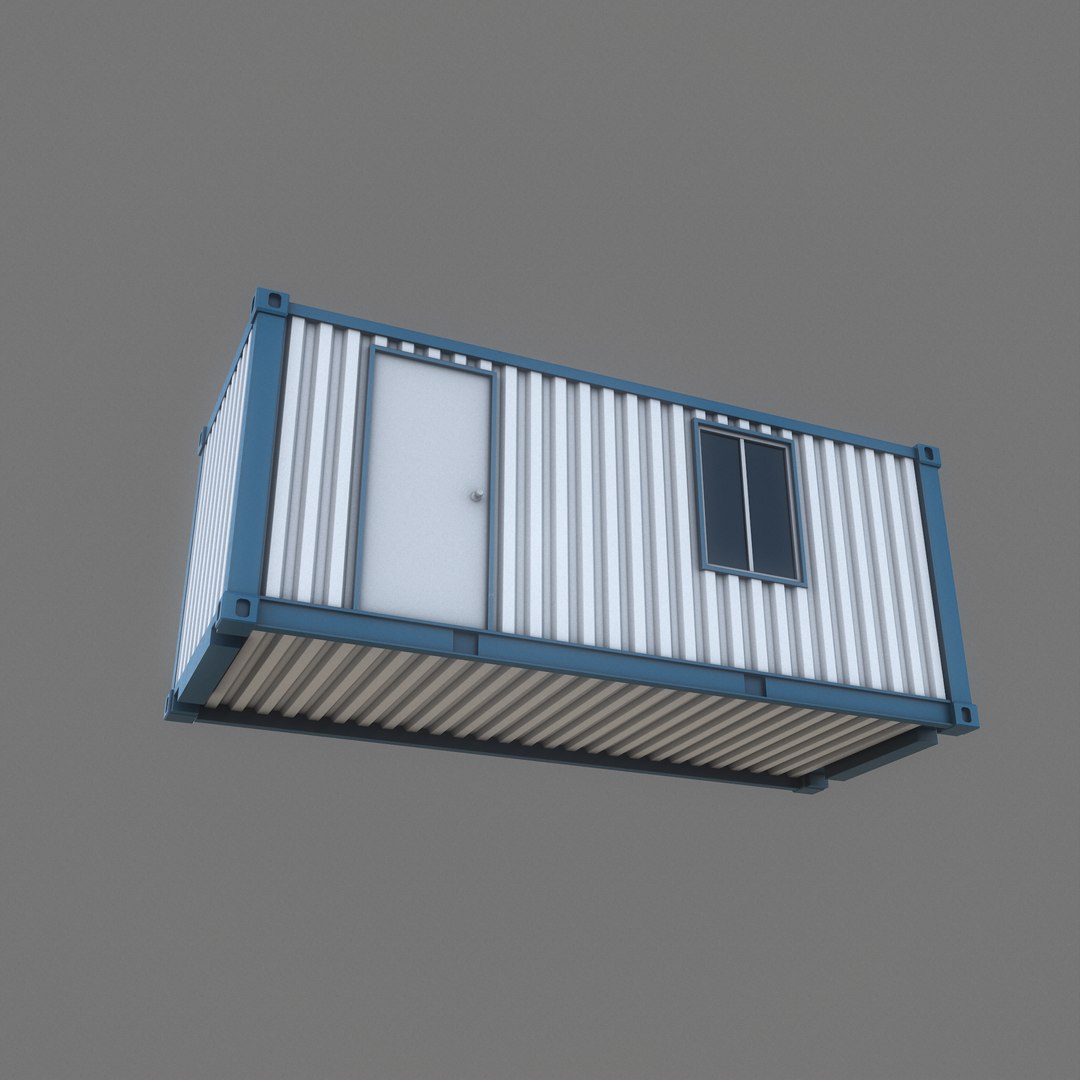 3D Office Container Game Ready Model - TurboSquid 2019776