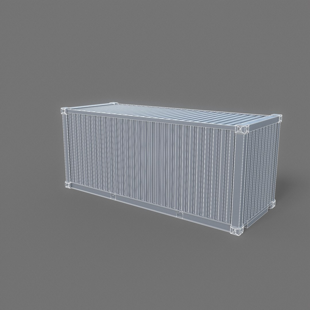 3D Office Container Game Ready Model - TurboSquid 2019776
