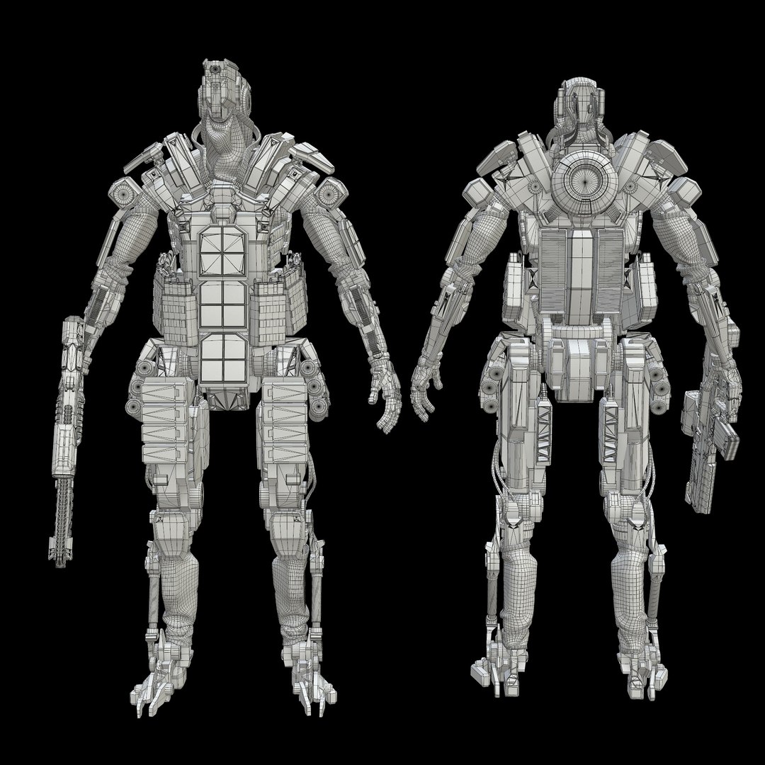 Robot Unreal Unity model - TurboSquid 1881245