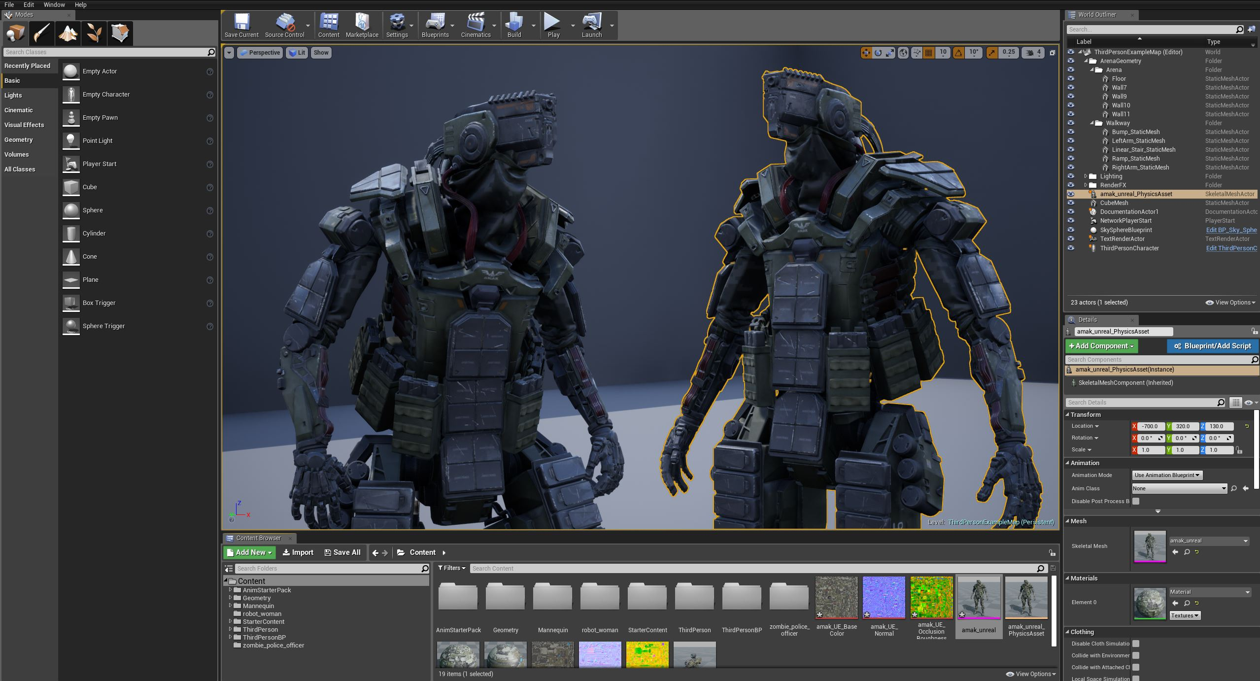 Robot Unreal Unity model - TurboSquid 1881245