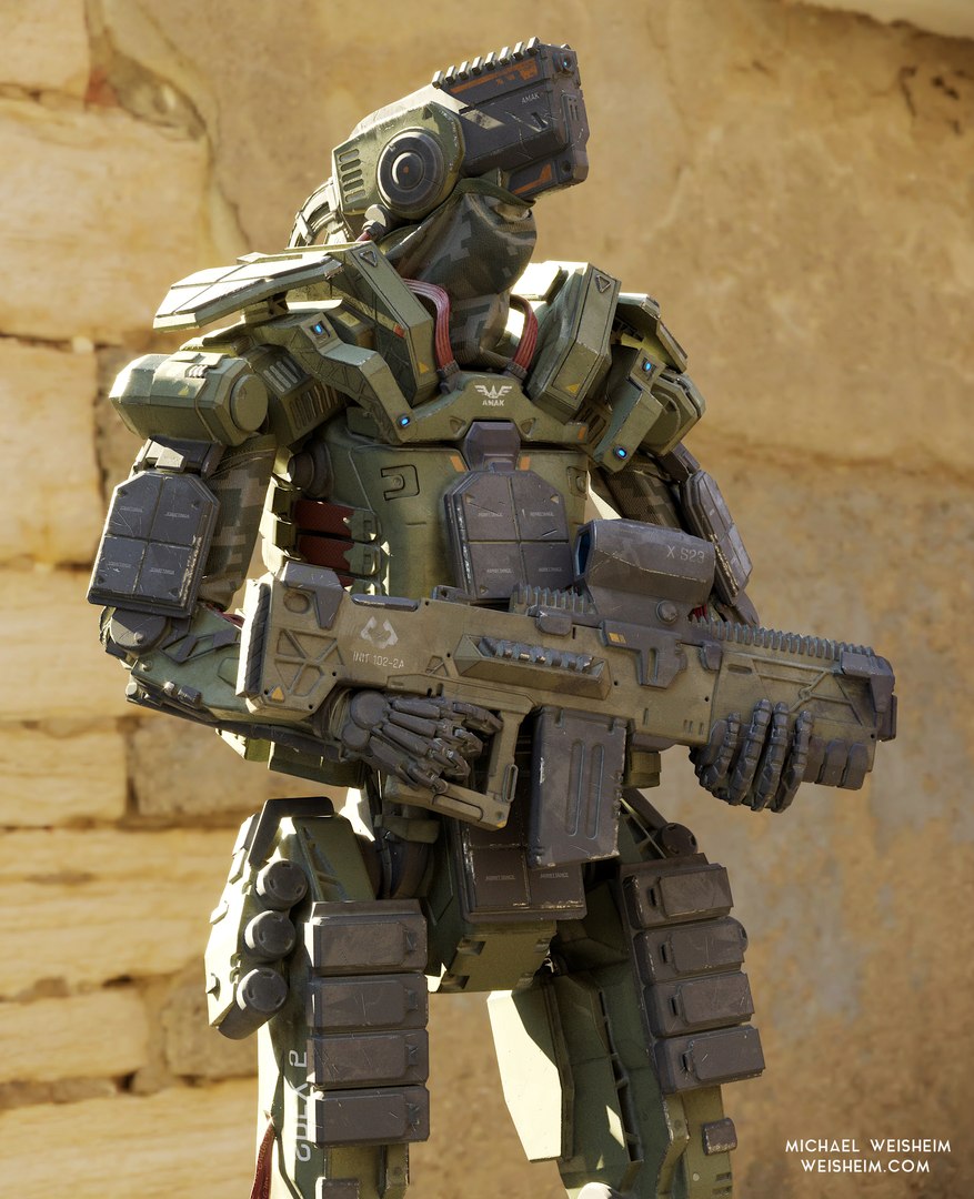 Robot Unreal Unity Model - TurboSquid 1881245