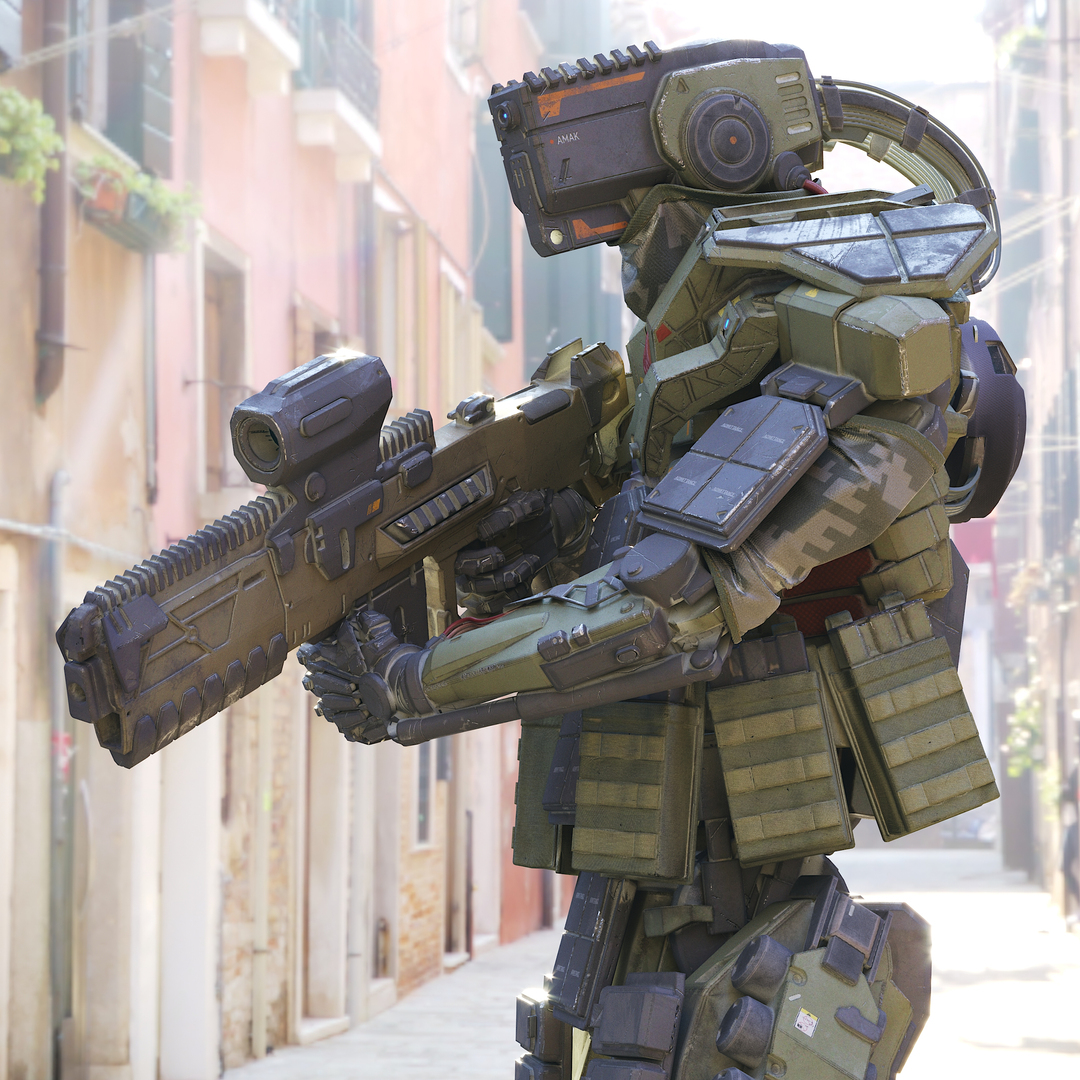 Robot Unreal Unity model - TurboSquid 1881245