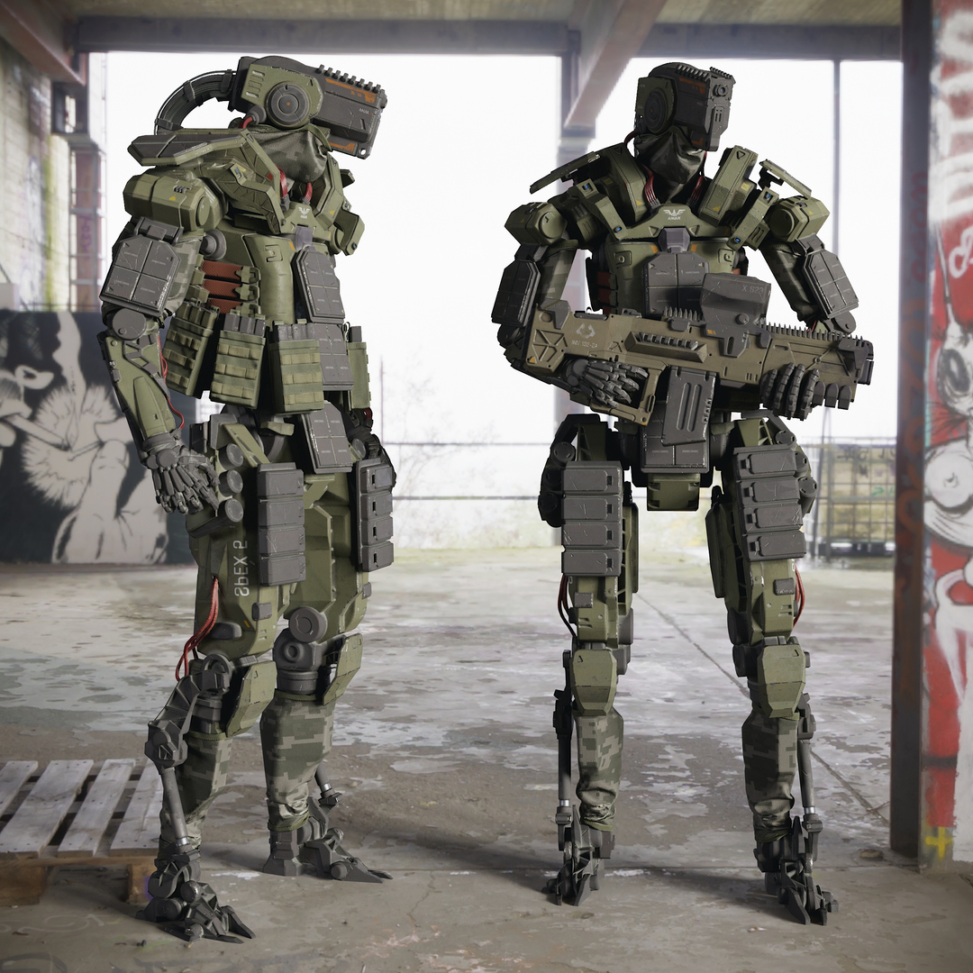 Robot Unreal Unity model - TurboSquid 1881245