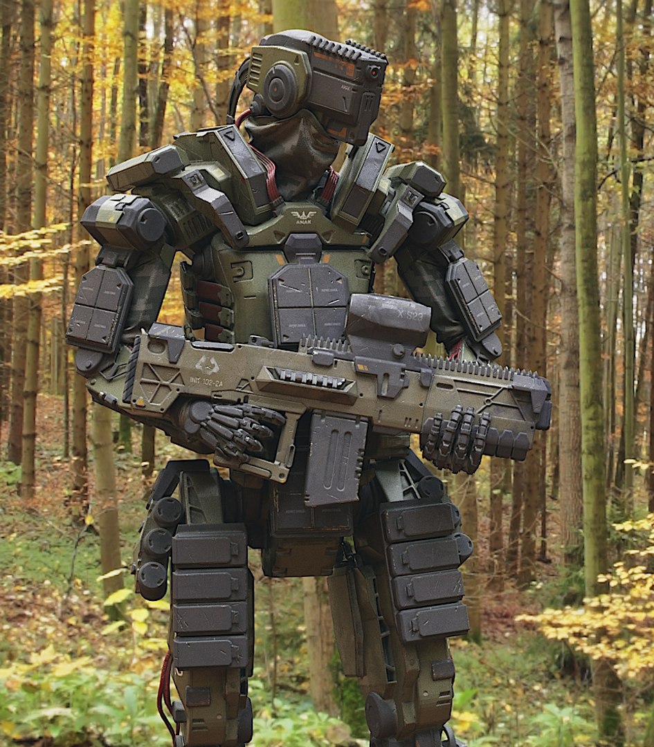 Robot Unreal Unity model - TurboSquid 1881245