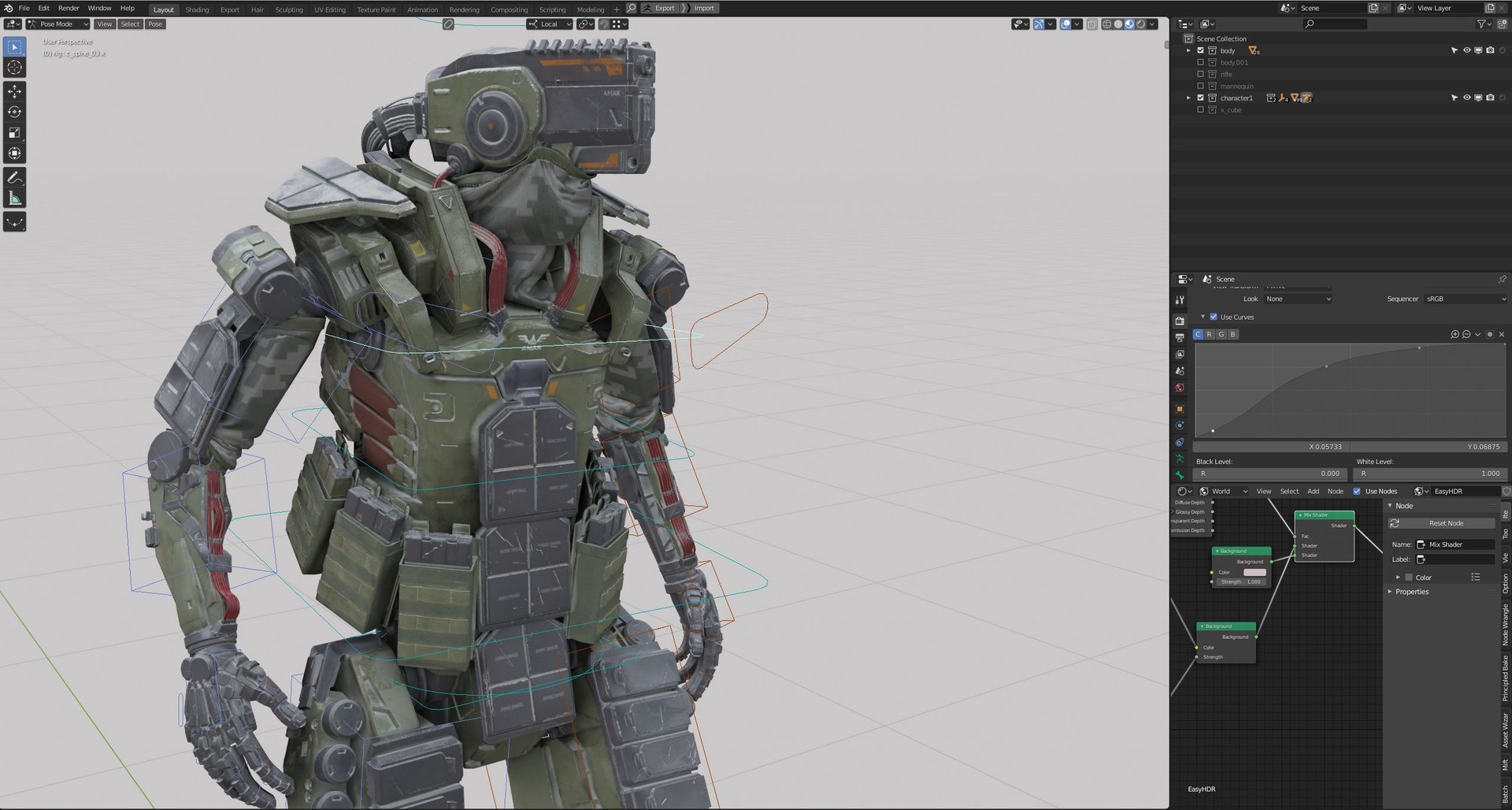 Robot Unreal Unity model - TurboSquid 1881245