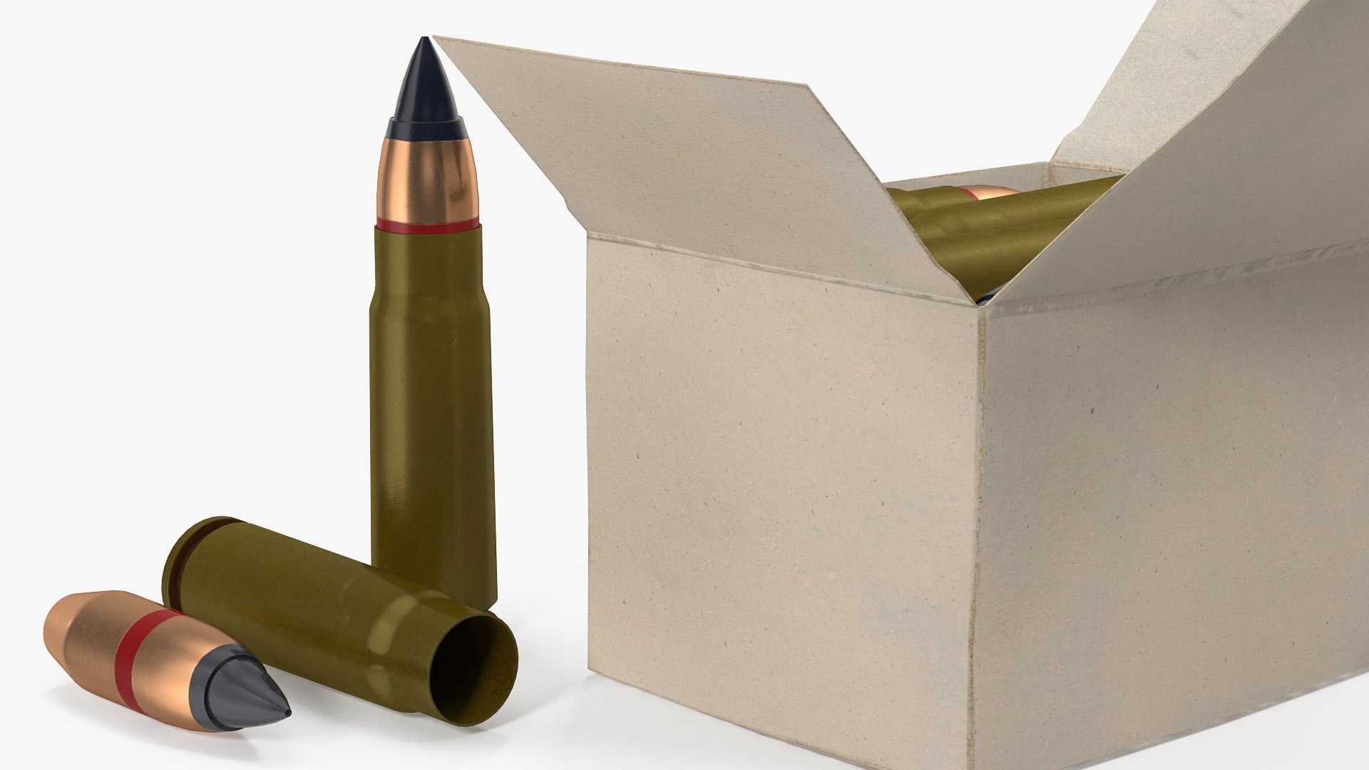 Free 3D Box 9x39mm Cartridge - TurboSquid 1680413