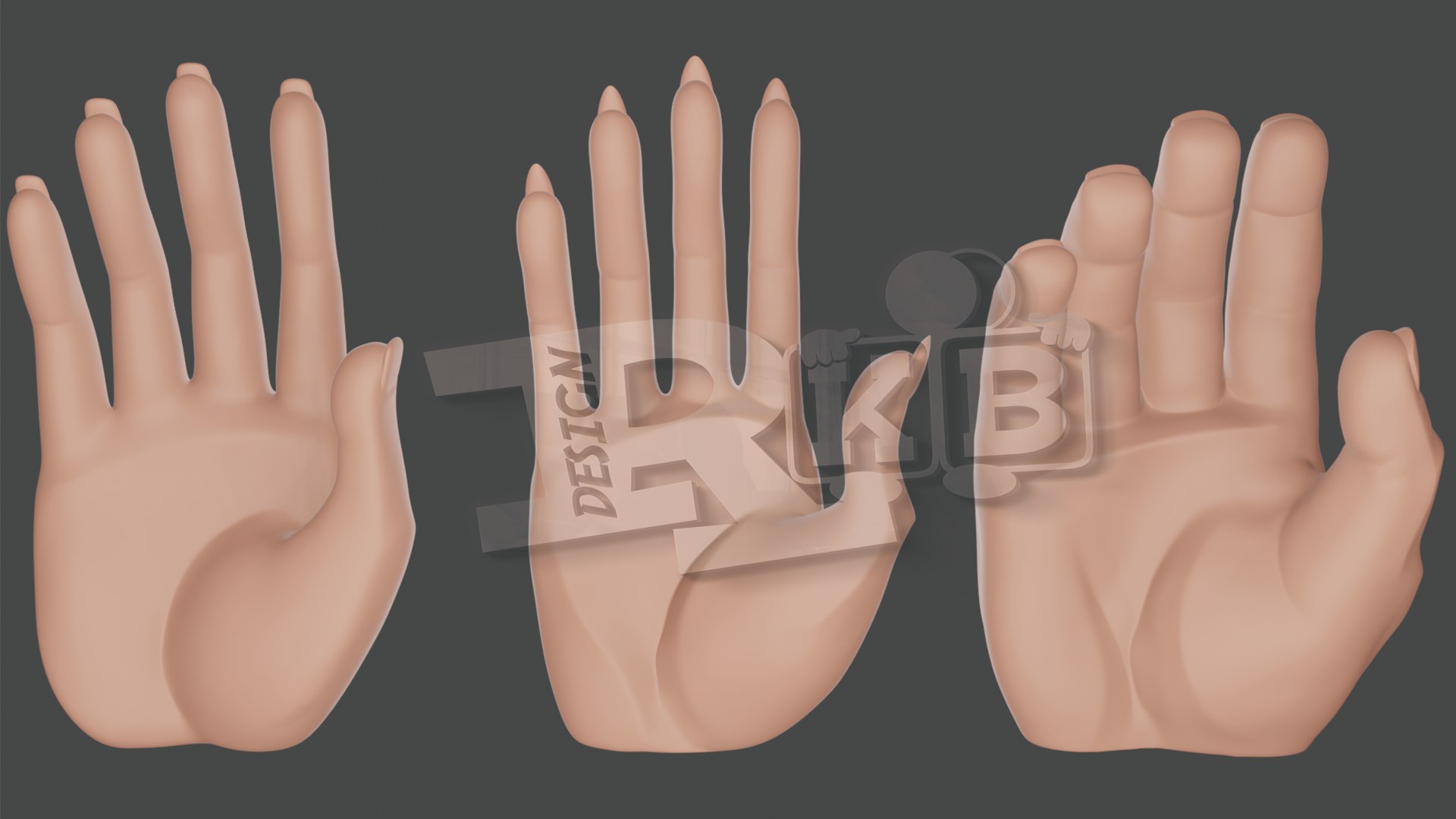 3D Hand Pack StyLized - TurboSquid 1879086