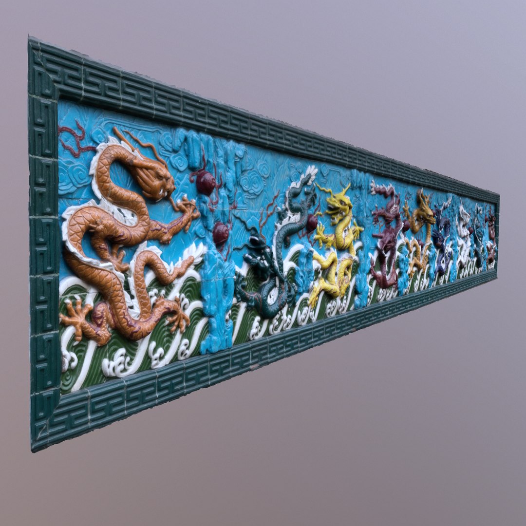 Chinese Mural 3D Model - TurboSquid 1510245