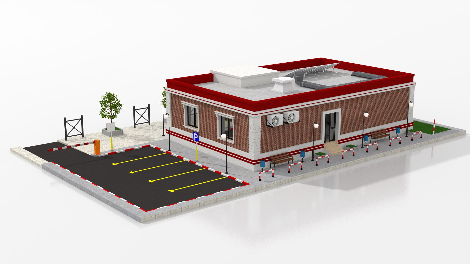 Post Office 3D model - TurboSquid 1885483