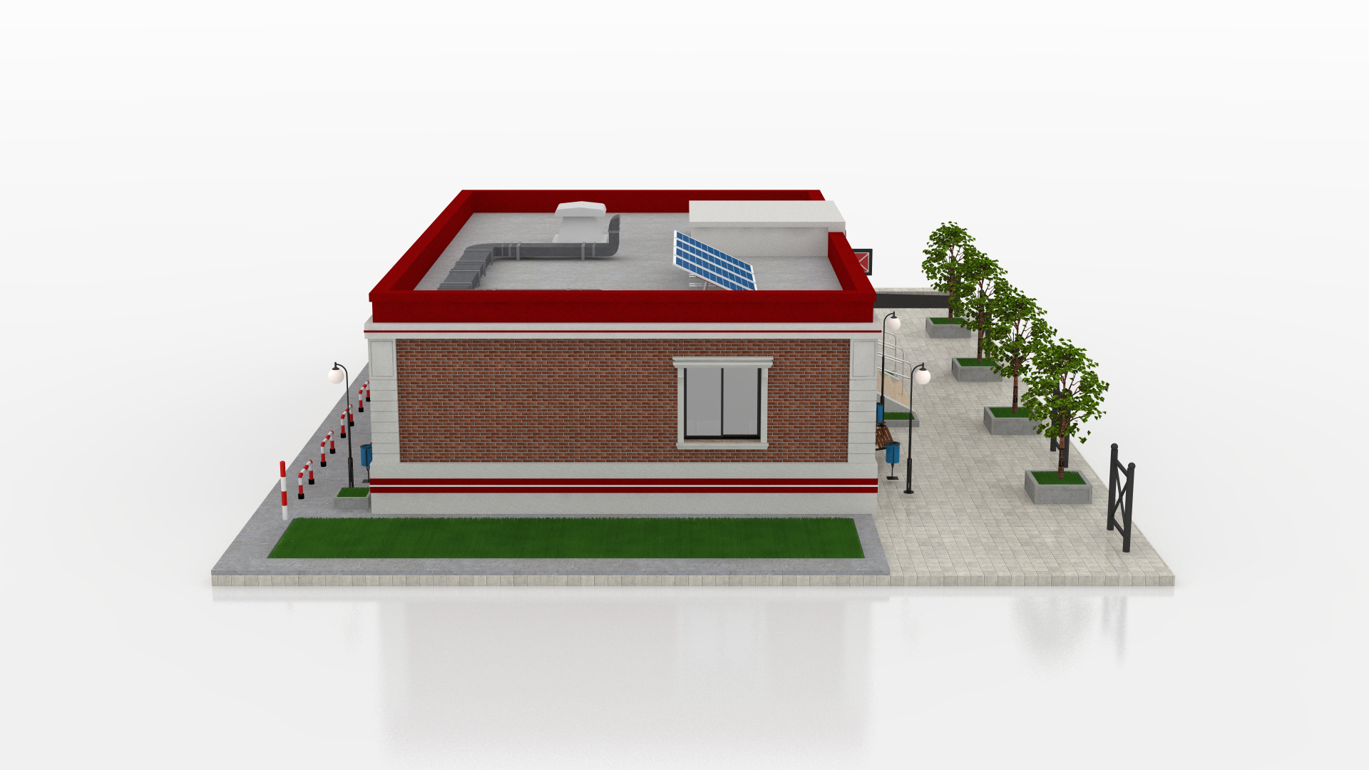 Post Office 3D model - TurboSquid 1885483